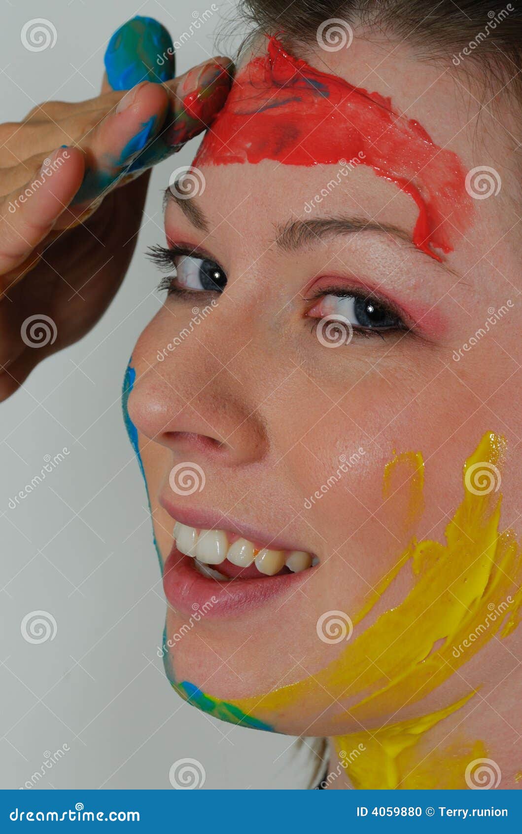 Body painting stock photo. Image of colorful, paint, camera - 4059880