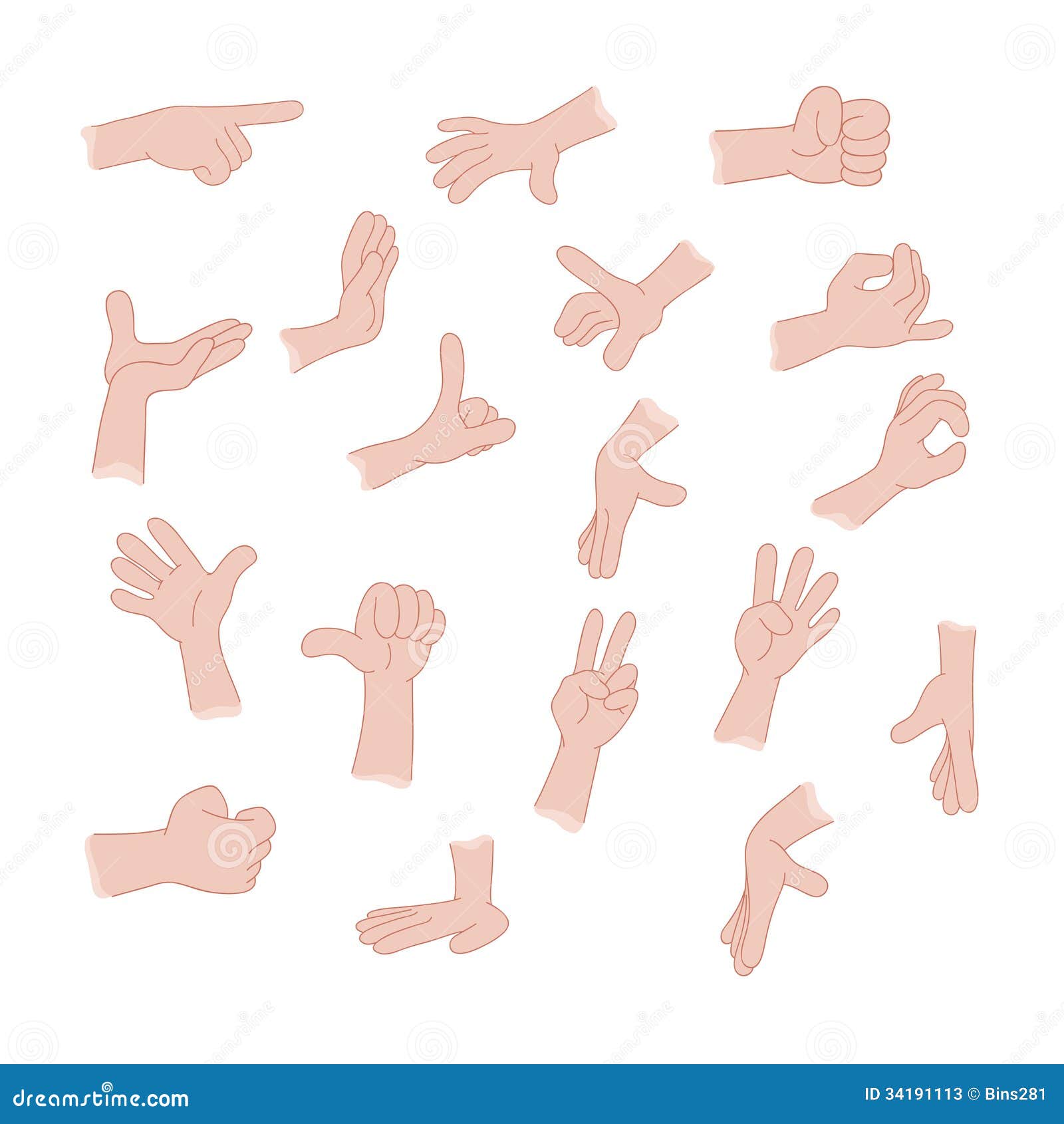 Body parts stock vector. Illustration of mark, white - 34191113