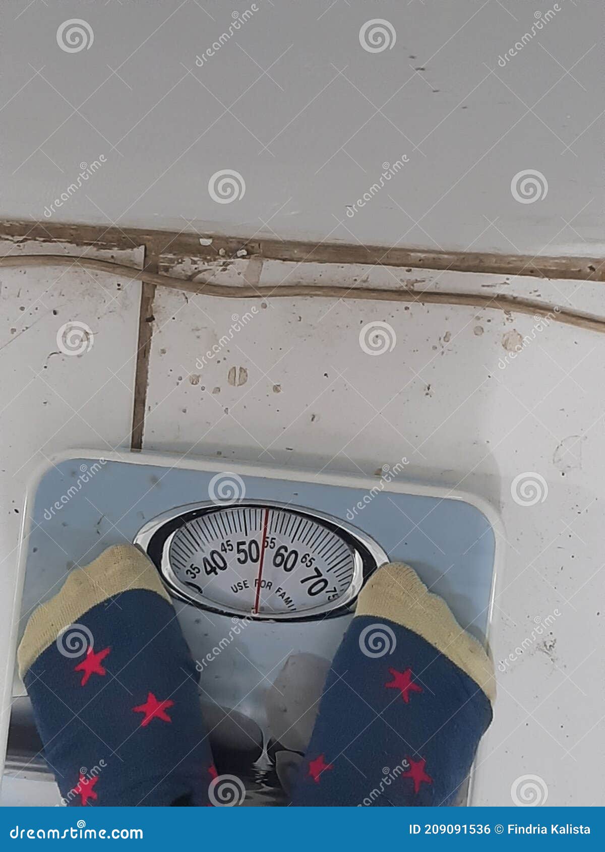 Body Scale for People 50kg stock photo. Image of 50kg - 209091536