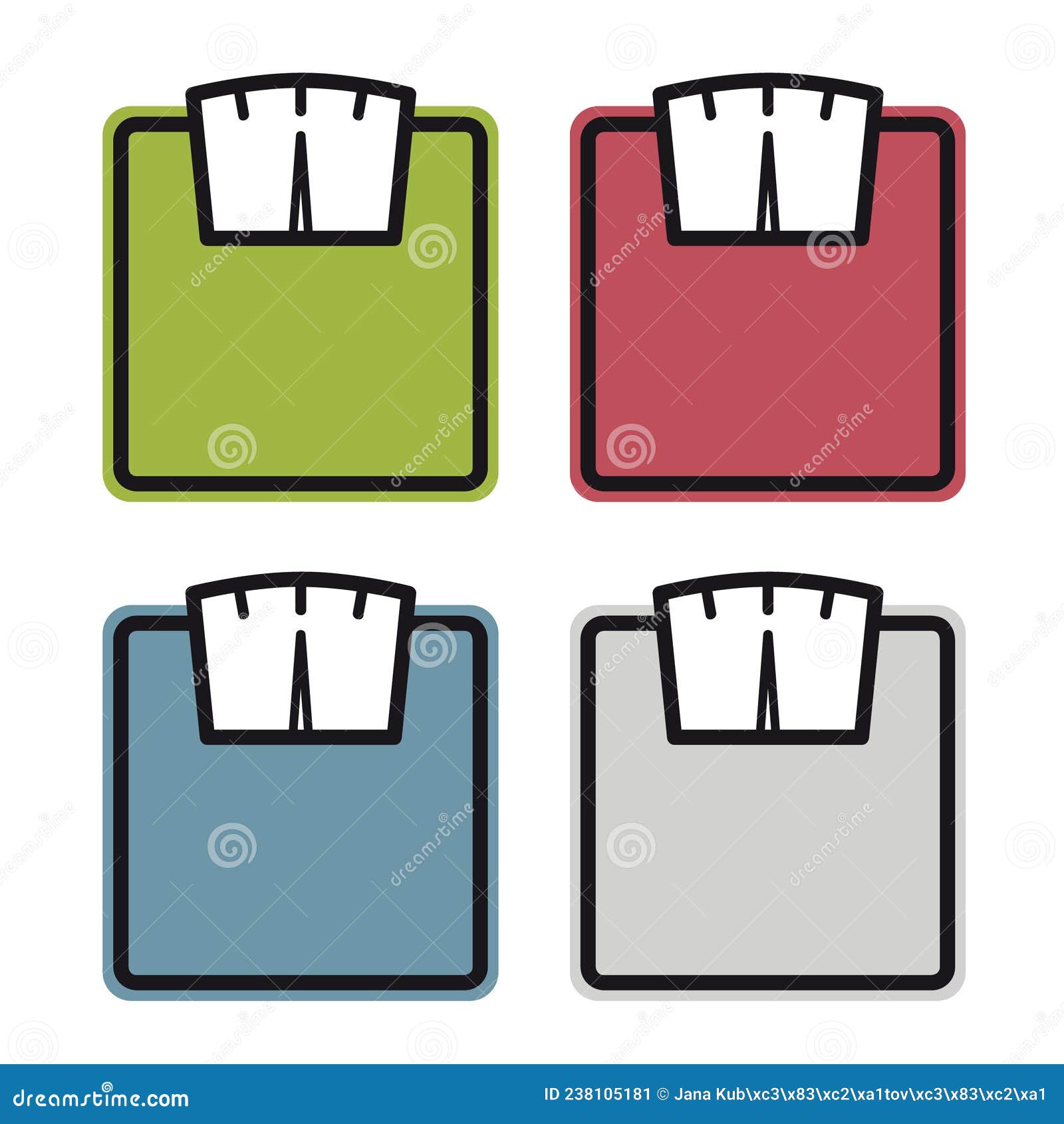 Body scales illustration stock vector. Illustration of body - 238105181