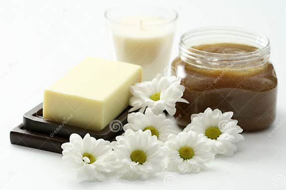 Body scrub stock photo. Image of bath, cosmetic, aromatherapy - 7608782