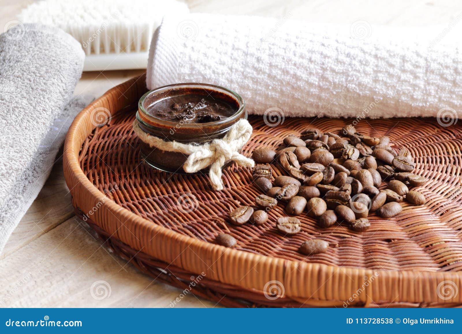 Body scrub with coffee stock photo. Image of peel, health - 113728538