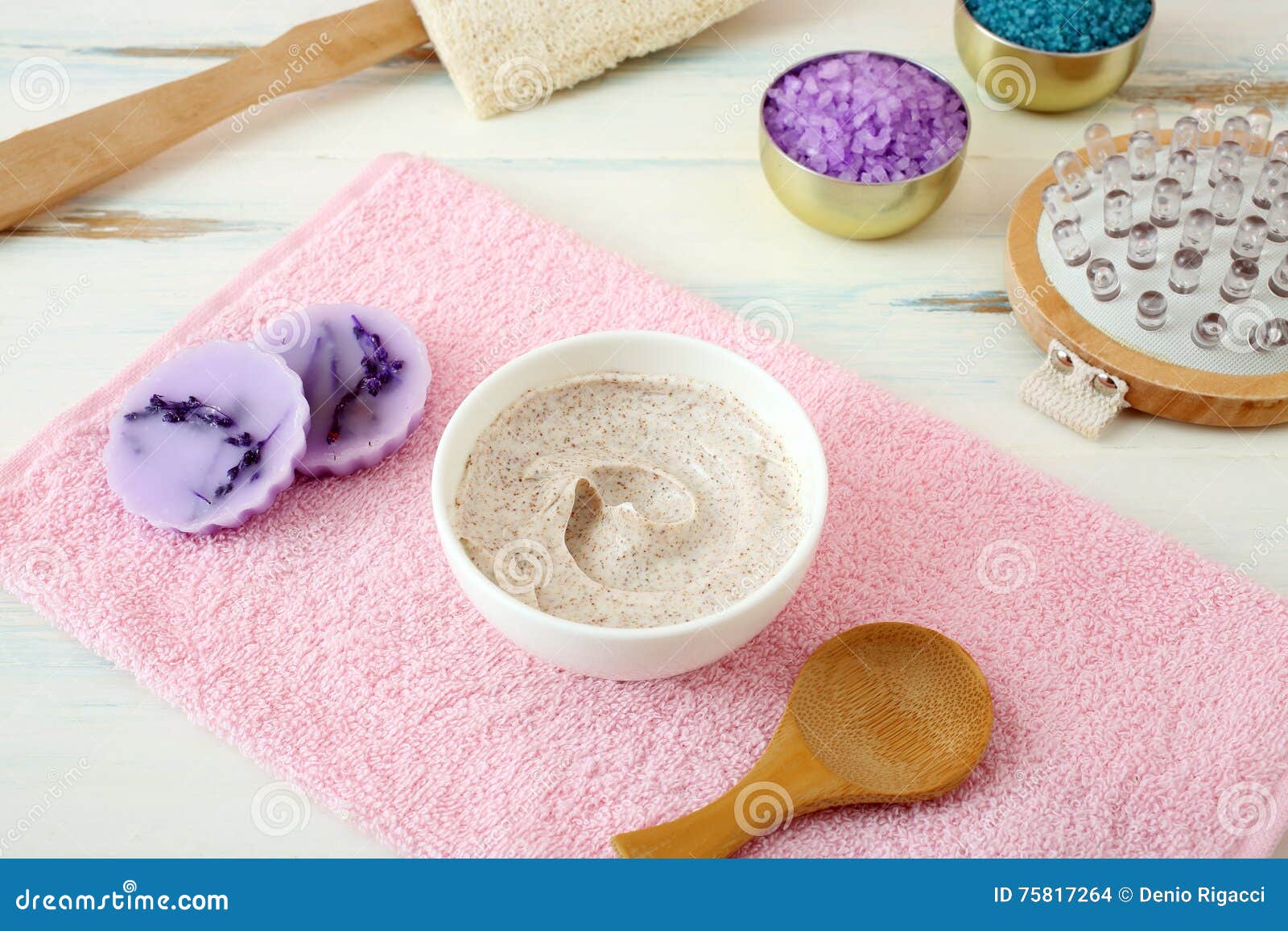 Body scrub stock photo. Image of face, homemade, aroma - 75817264