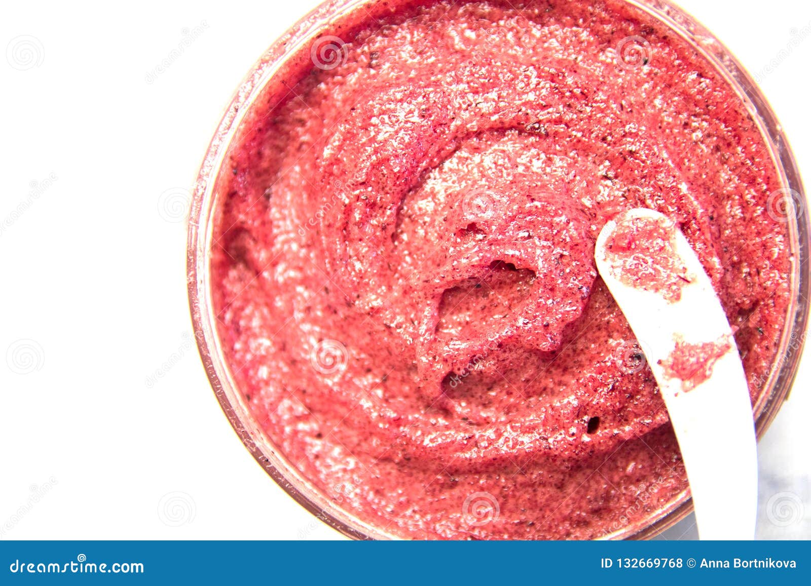 Body Scrub, Scrub Texture And Sample Scrub, Isolated W Stock Photo ...