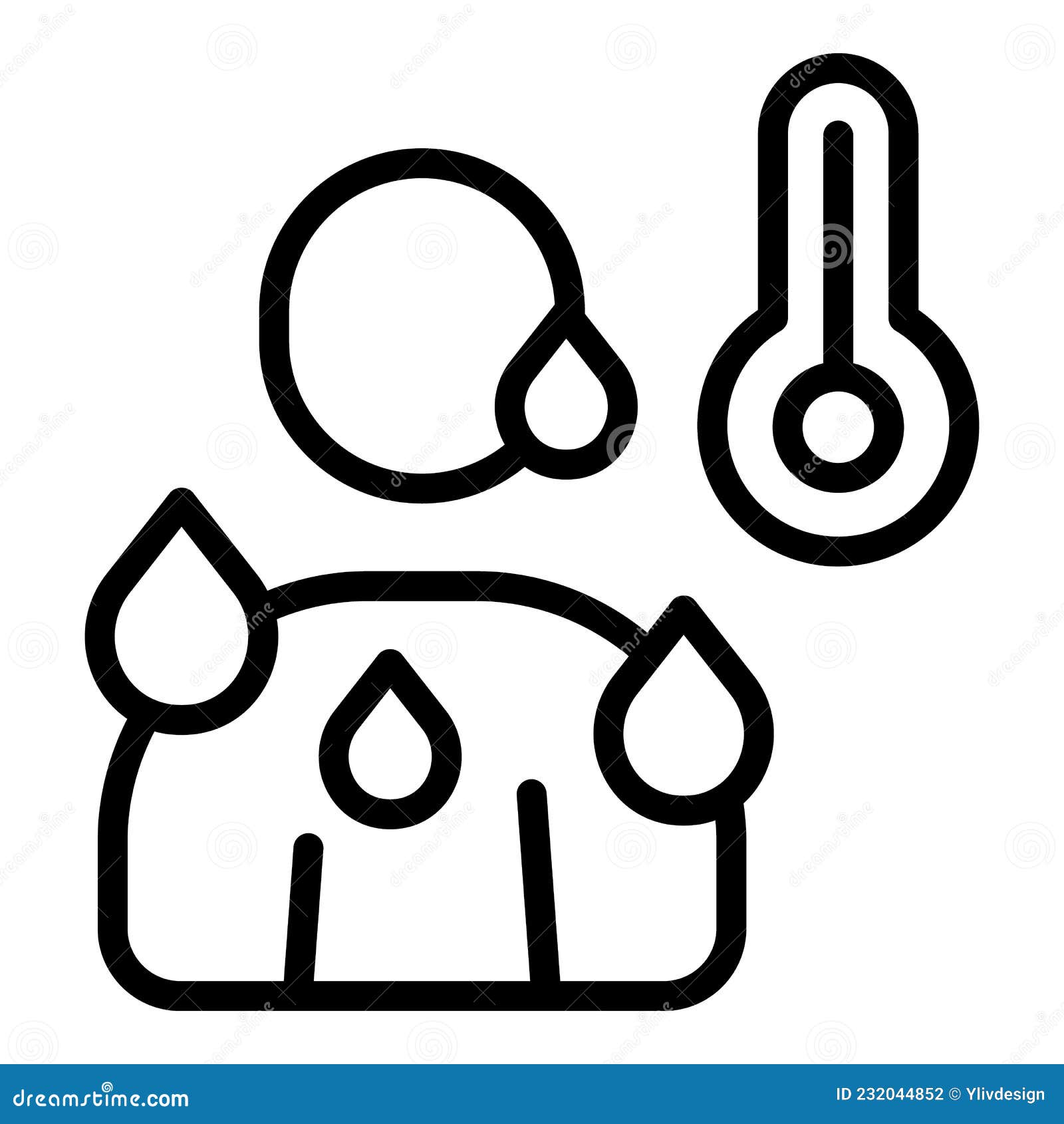 Body Temperature Icon Outline Vector. Check Coronavirus Stock Vector ...