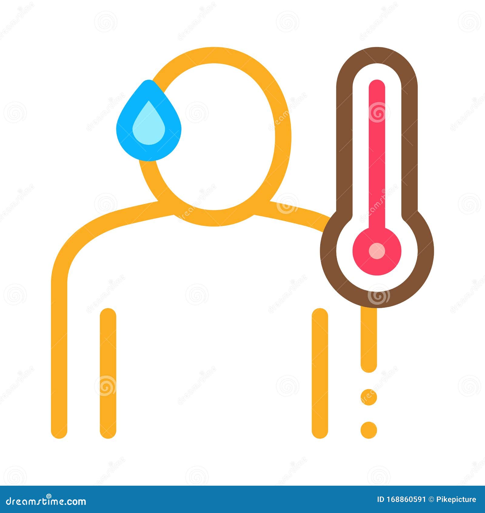 Body Temperature Icon Vector Outline Illustration Stock Vector ... Body Temperature Icon Vector Outline Illustration Stock Vector ...