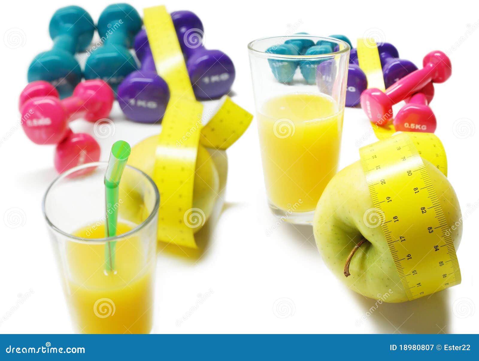 Body Weight Control and Healthy Diet Stock Image - Image of proteins ...