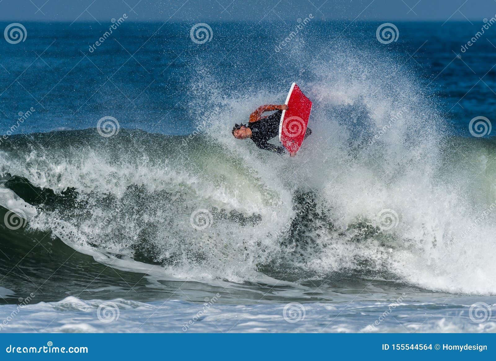 Bodyboarder in action stock photo. Image of clean, board - 155544564