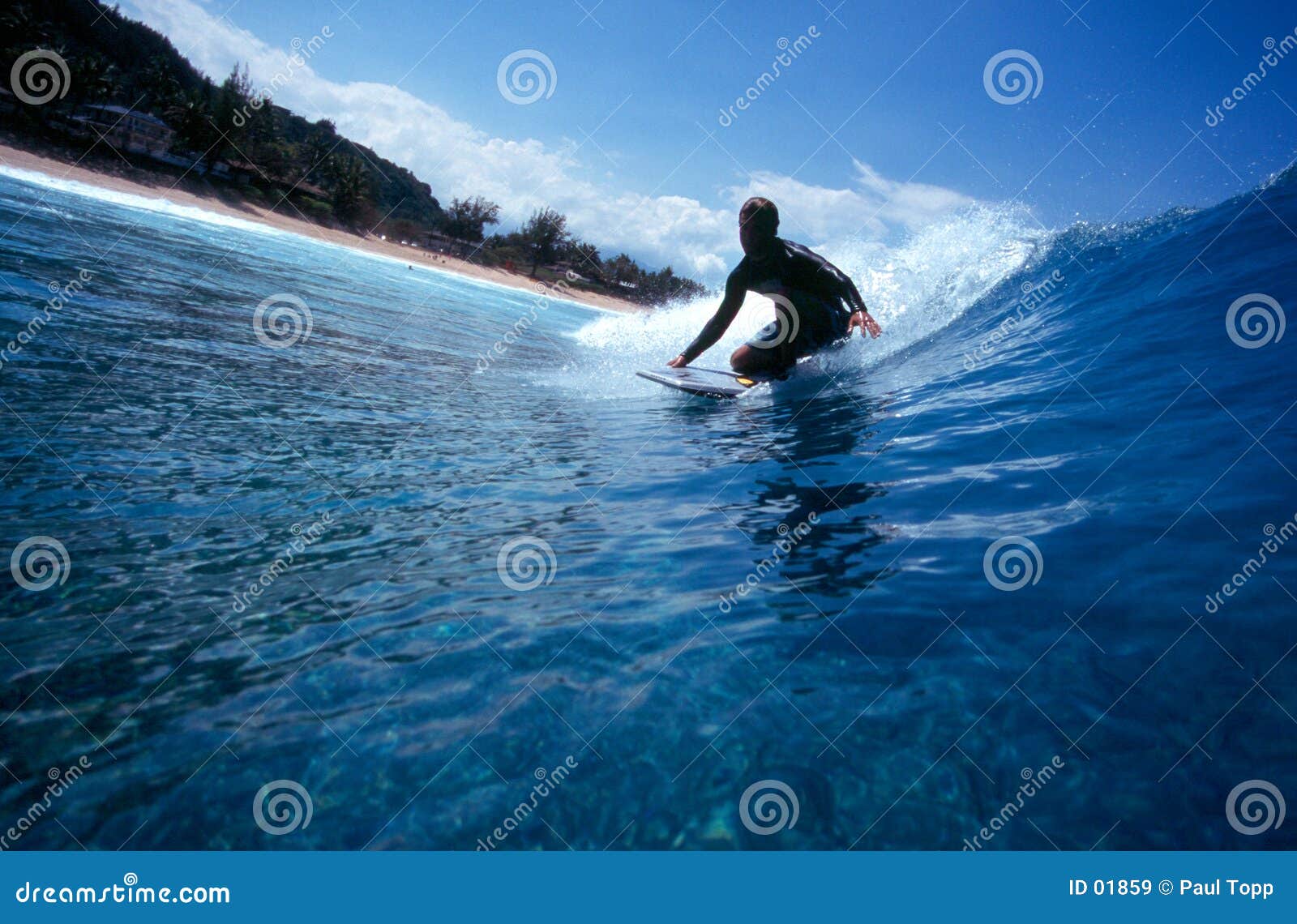 Bodyboarding Hawaii imagen de archivo. Imagen de limpio, hawai - 1859
