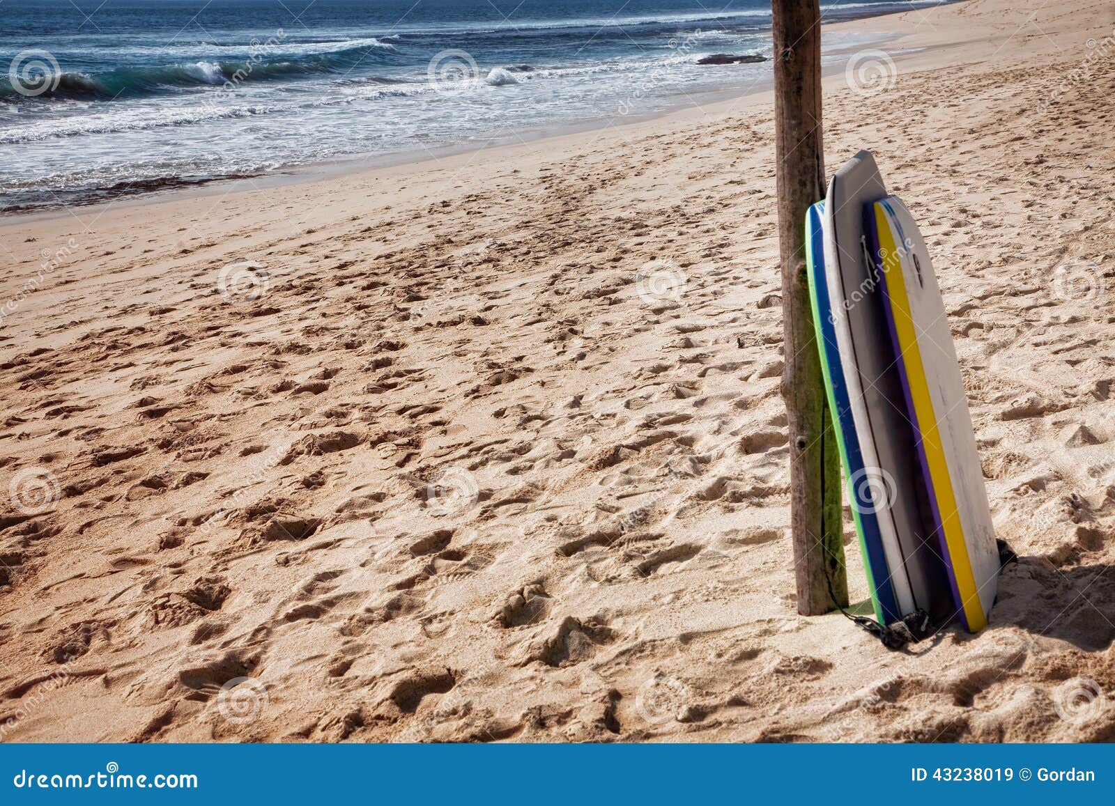 Bodyboards on the beach stock image. Image of bodyboard - 43238019