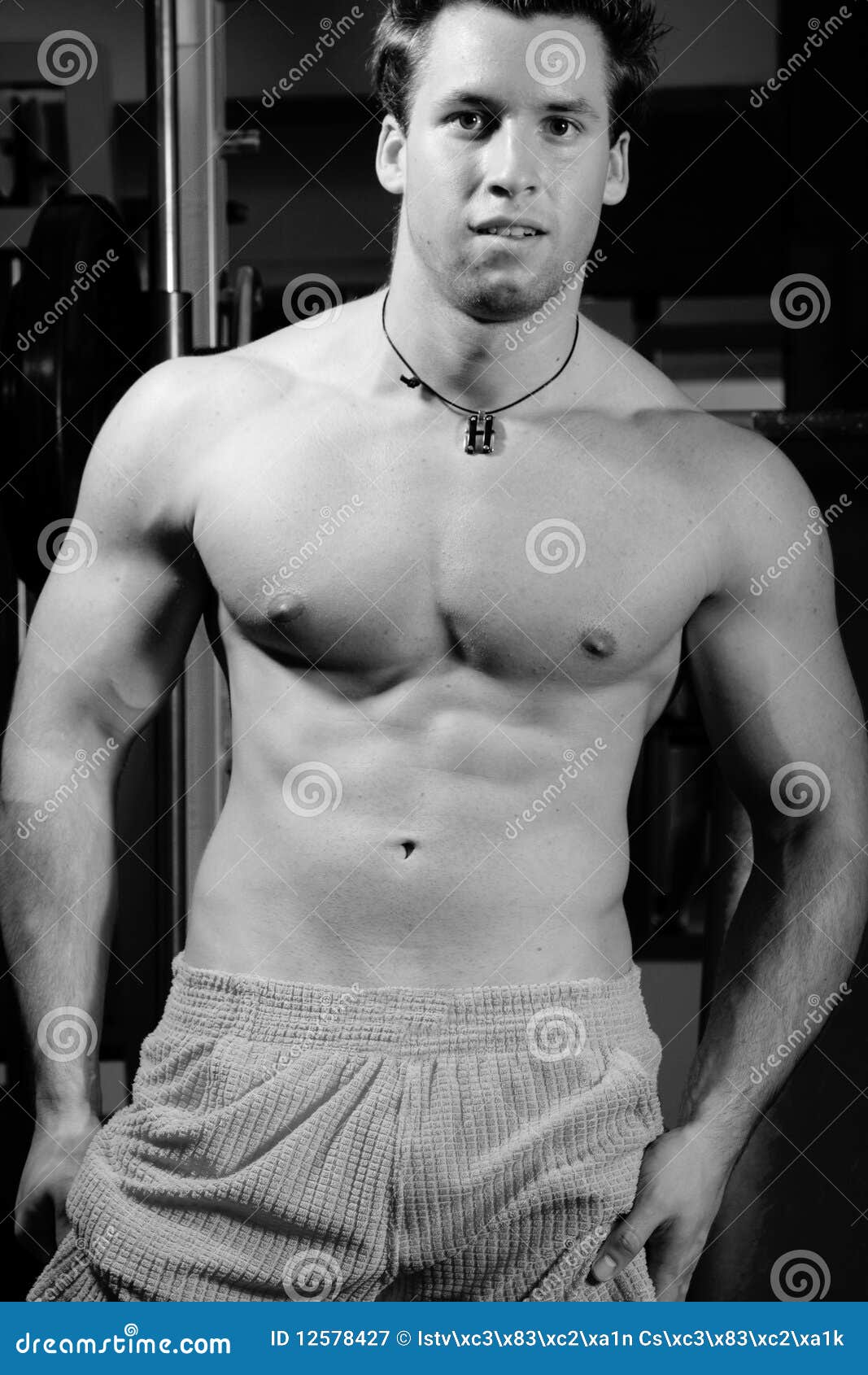 Bodybuilder stock image. Image of glamour, boyfriend - 12578427