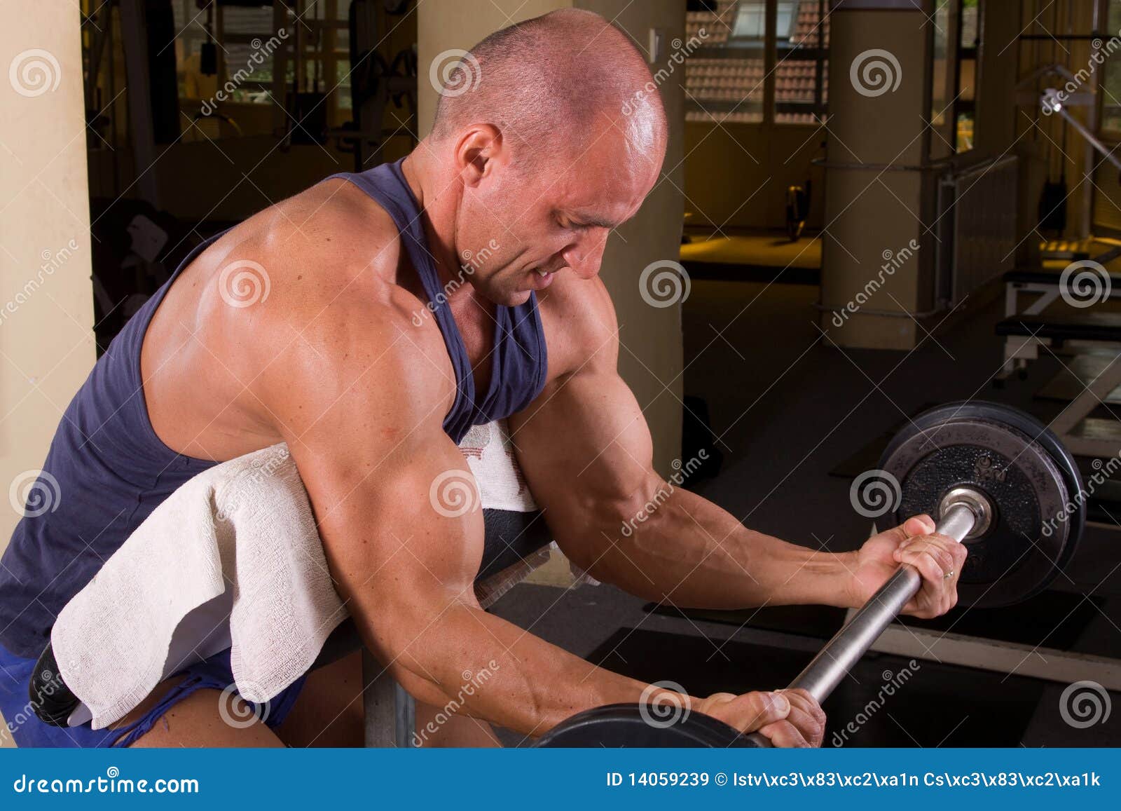 Bodybuilder imagen de archivo. Imagen de fresco, negro - 14059239