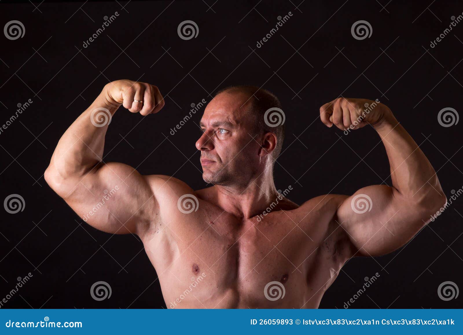 Bodybuilder stockbild. Bild von pecs, eignung, bauch - 26059893
