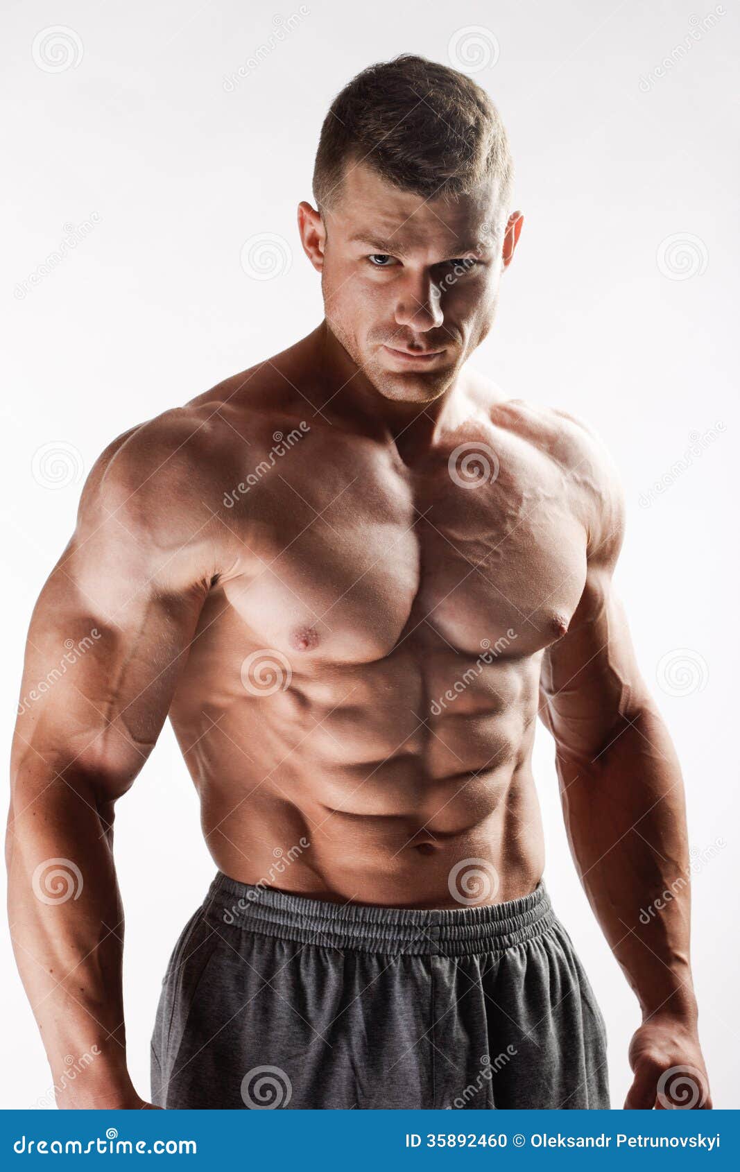 Bodybuilder stock photo. Image of caucasian, hand, male - 35892460
