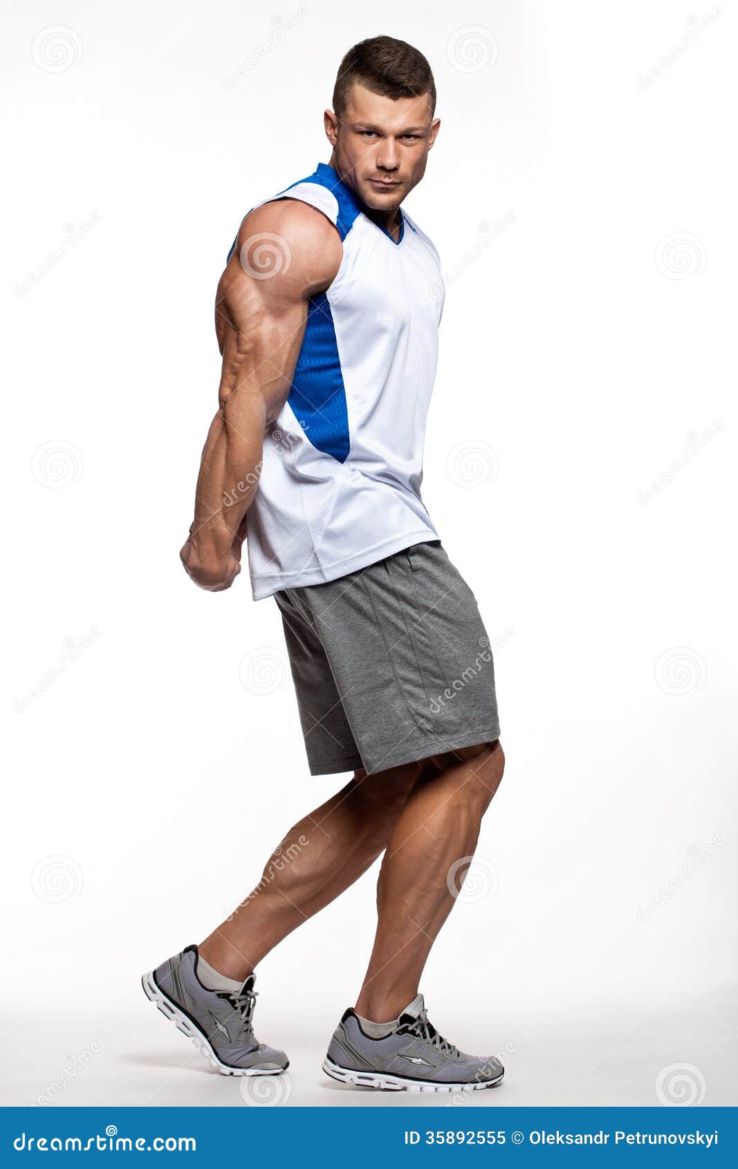 Bodybuilder stock image. Image of masculinity, person - 35892555