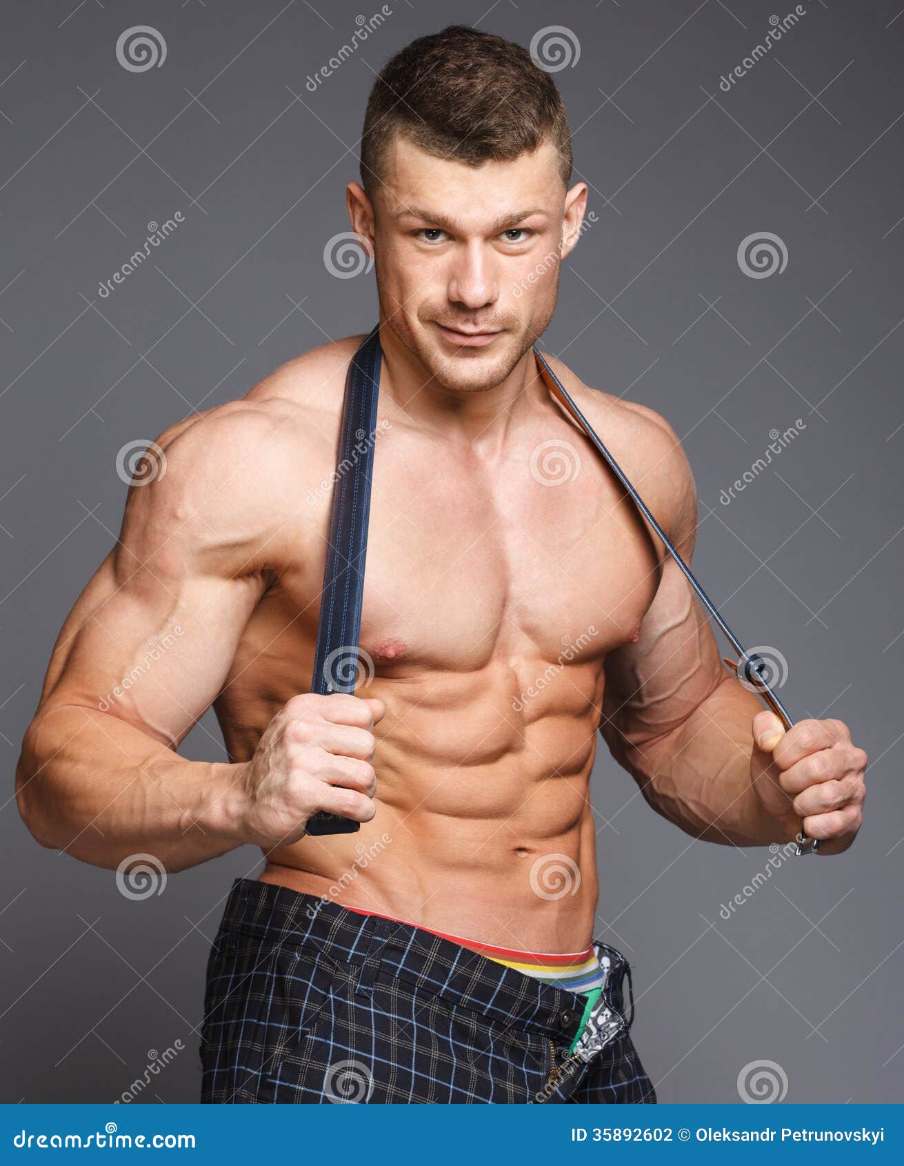 Bodybuilder stock photo. Image of masculinity, adult - 35892602