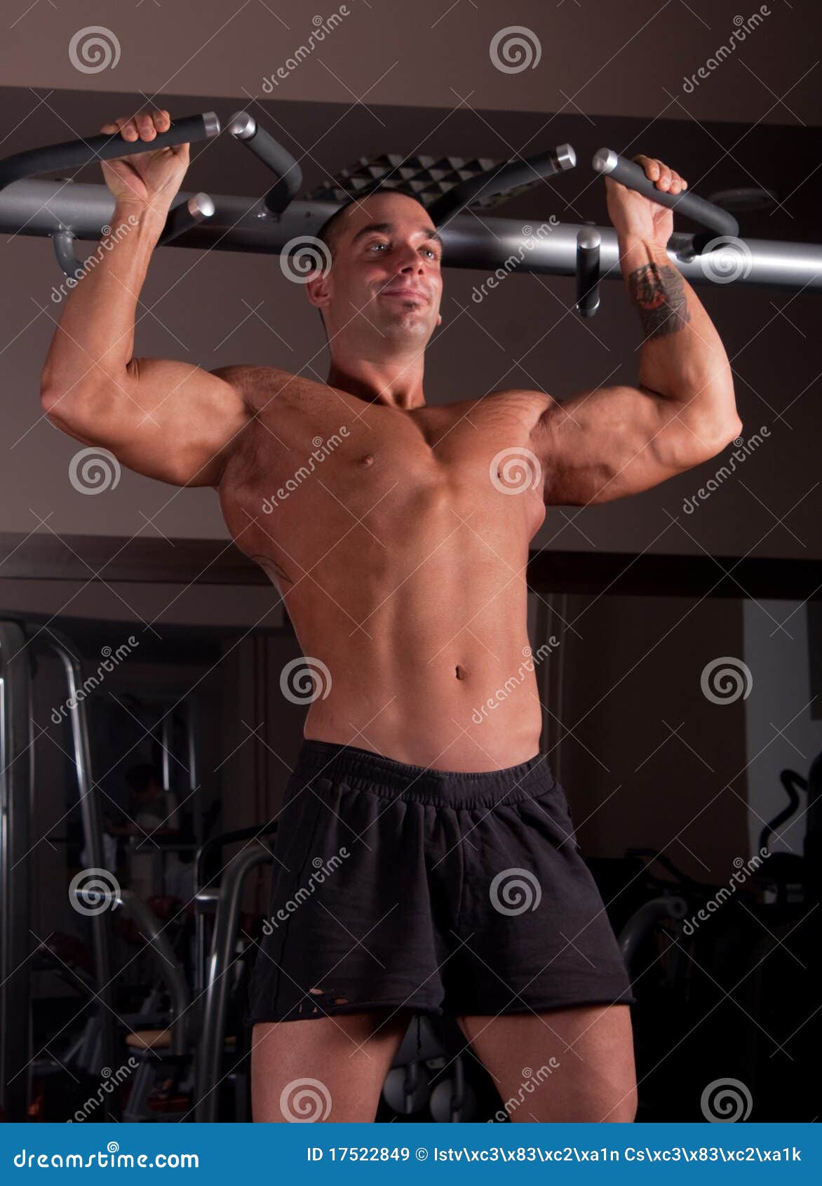 Bodybuilder exercising stock image. Image of lifestyle - 17522849