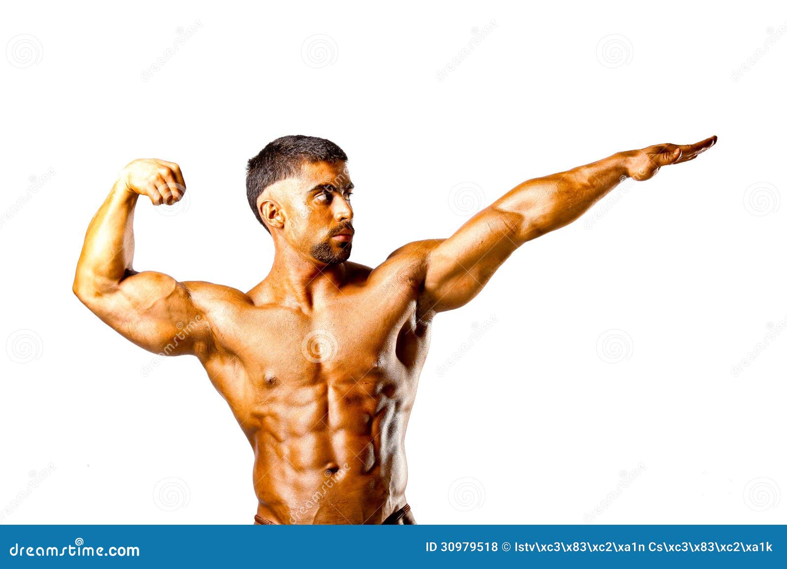Bodybuilder stock photo. Image of competition, isolated - 30979518