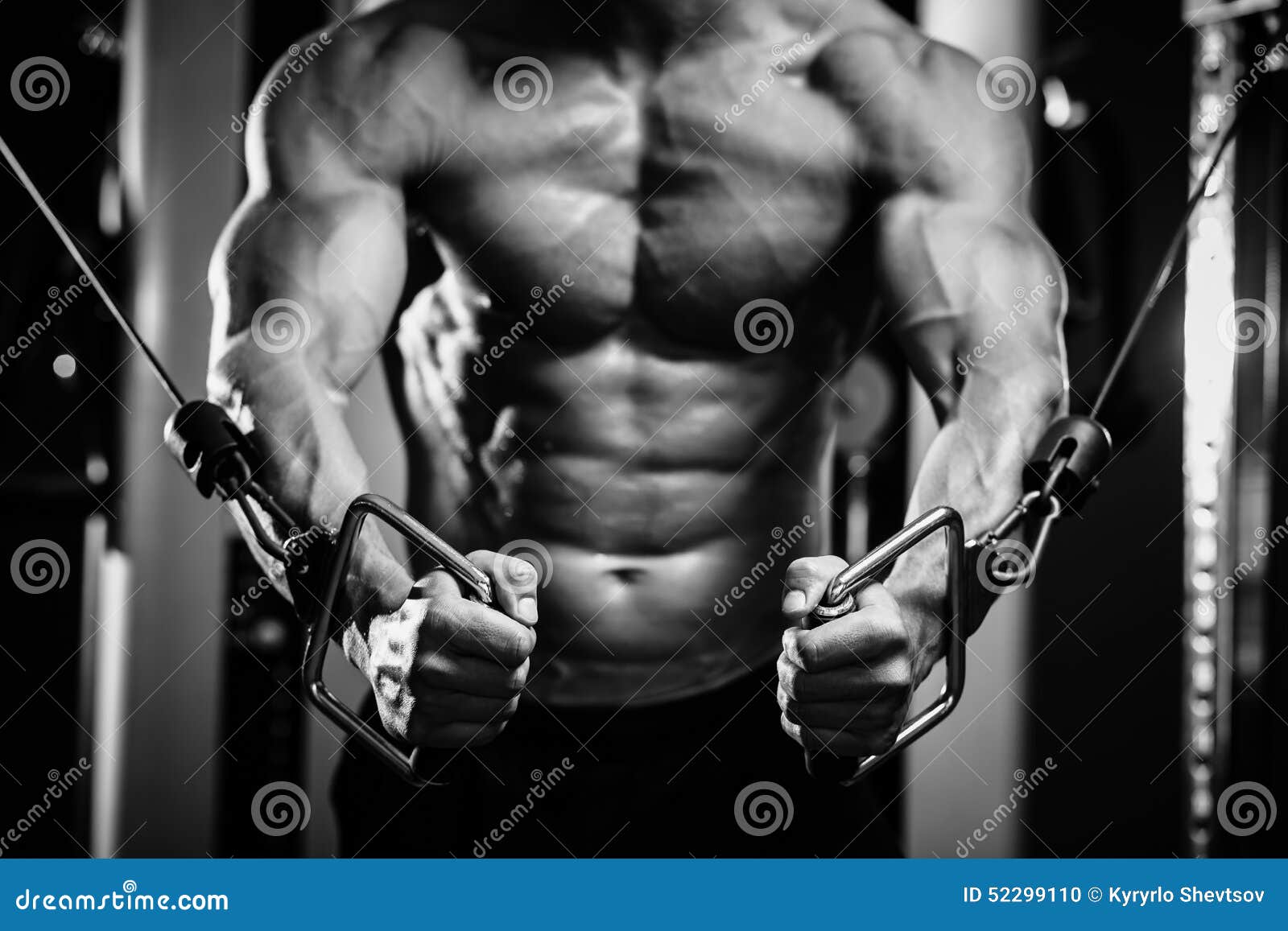 Bodybuilder Guy in Gym Hands Close Up Stock Photo - Image of beauty ...