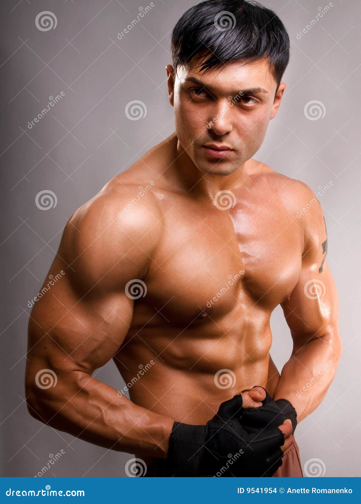 Bodybuilder man. stock photo. Image of lifting, body, model - 9541954