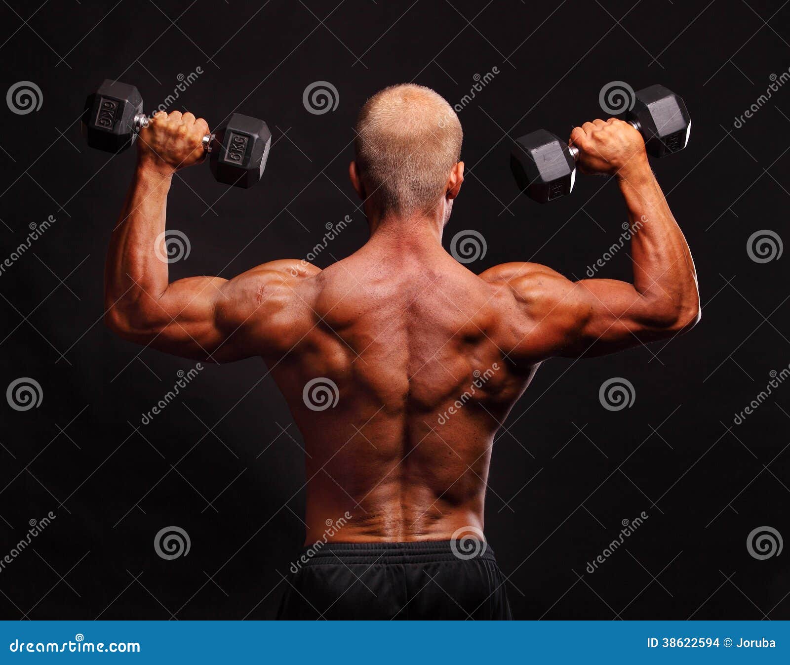 Bodybuilder stock photo. Image of person, posing, flexing - 38622594