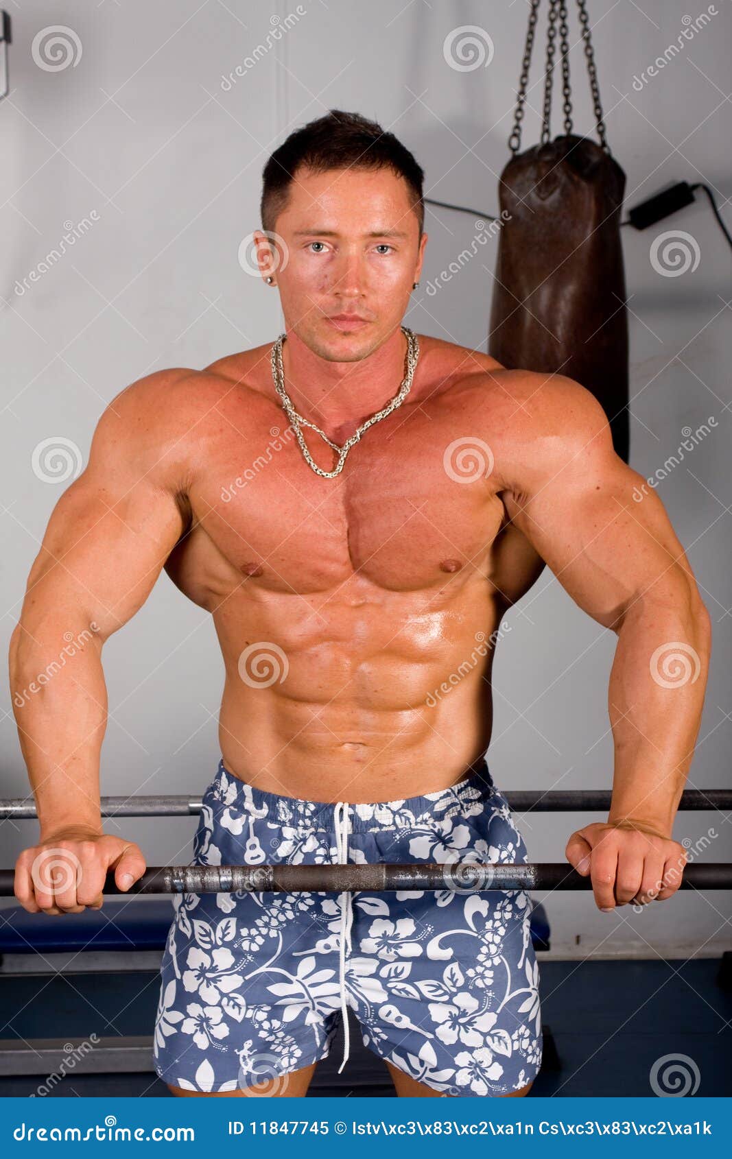 Bodybuilder posing stock image. Image of healthy, caucasian - 11847745