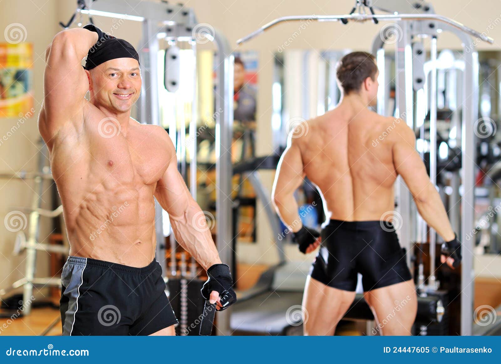 Bodybuilder posing stock image. Image of handsome, beautiful - 24447605