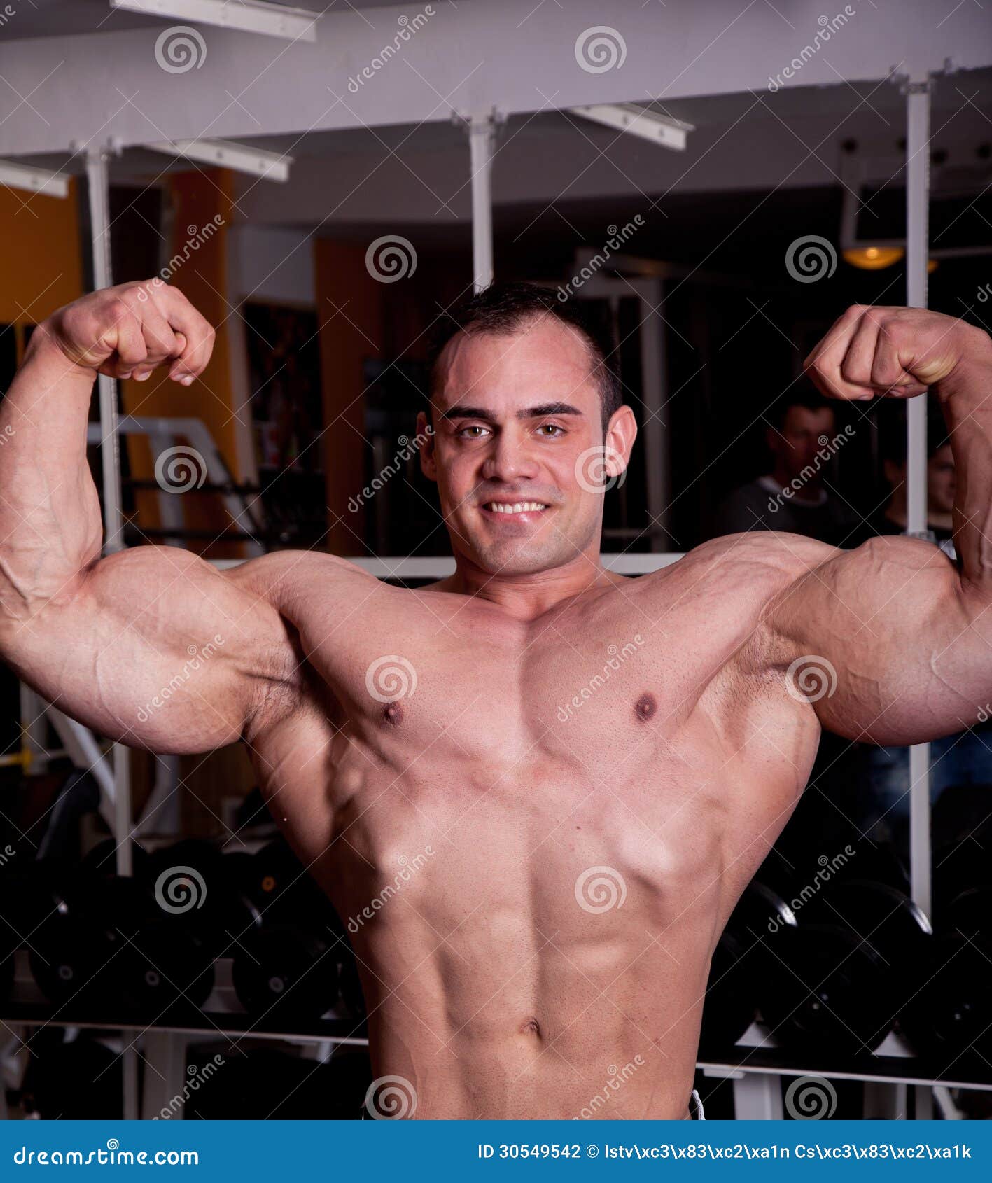 Bodybuilder posing stock photo. Image of 2530, pose, fitness - 30549542