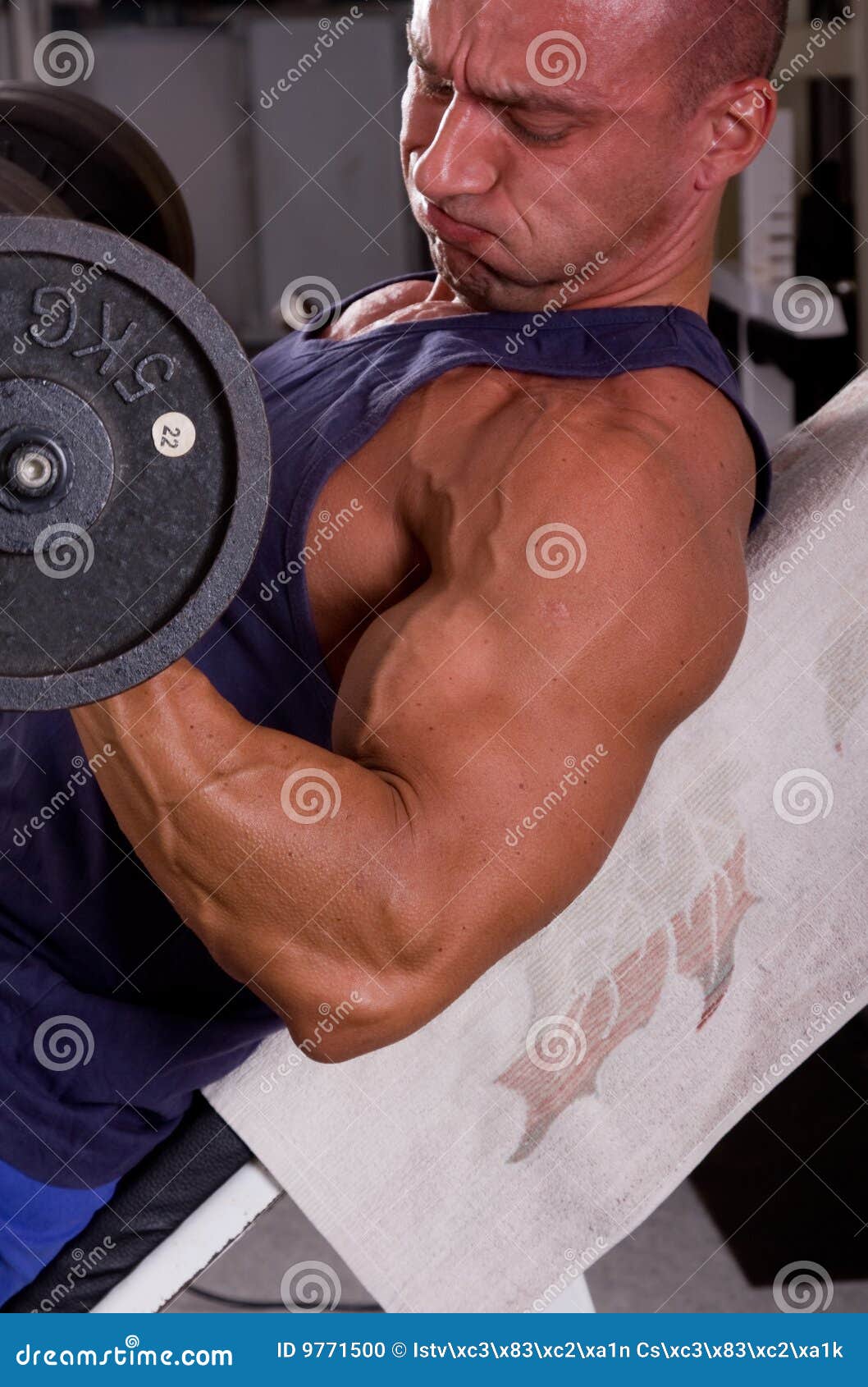 Bodybuilder training stock photo. Image of handsome, builder - 9771500