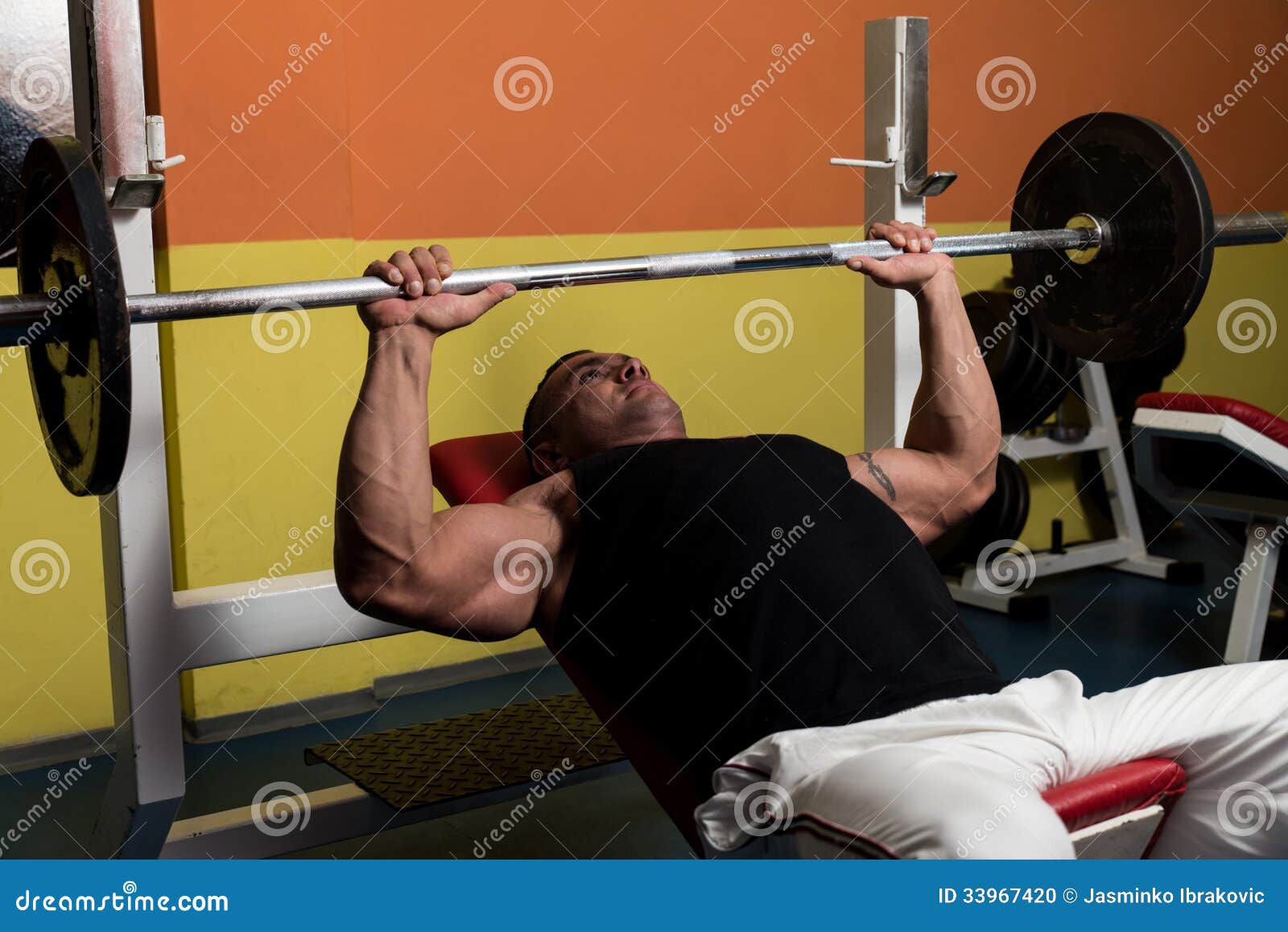 Bodybuilder Training stock photo. Image of sport, health - 33967420