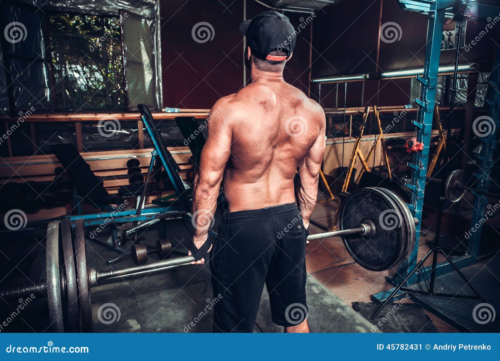 Bodybuilder in Training Room Stock Image - Image of lifestyle, healthy ...