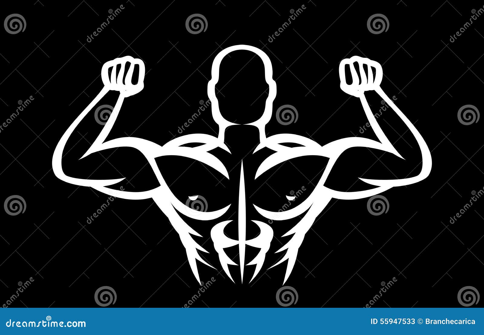 Super Hunk - Vector Illustration With Black Lettering And Doodle Crown ...