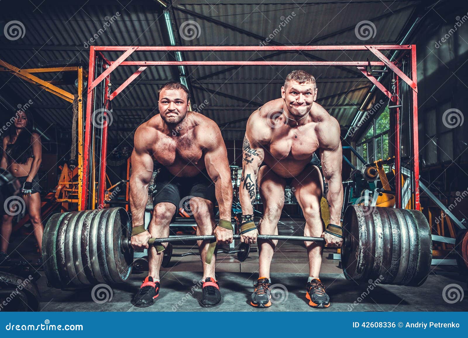 Bodybuilders Royalty-Free Stock Image | CartoonDealer.com #52196398