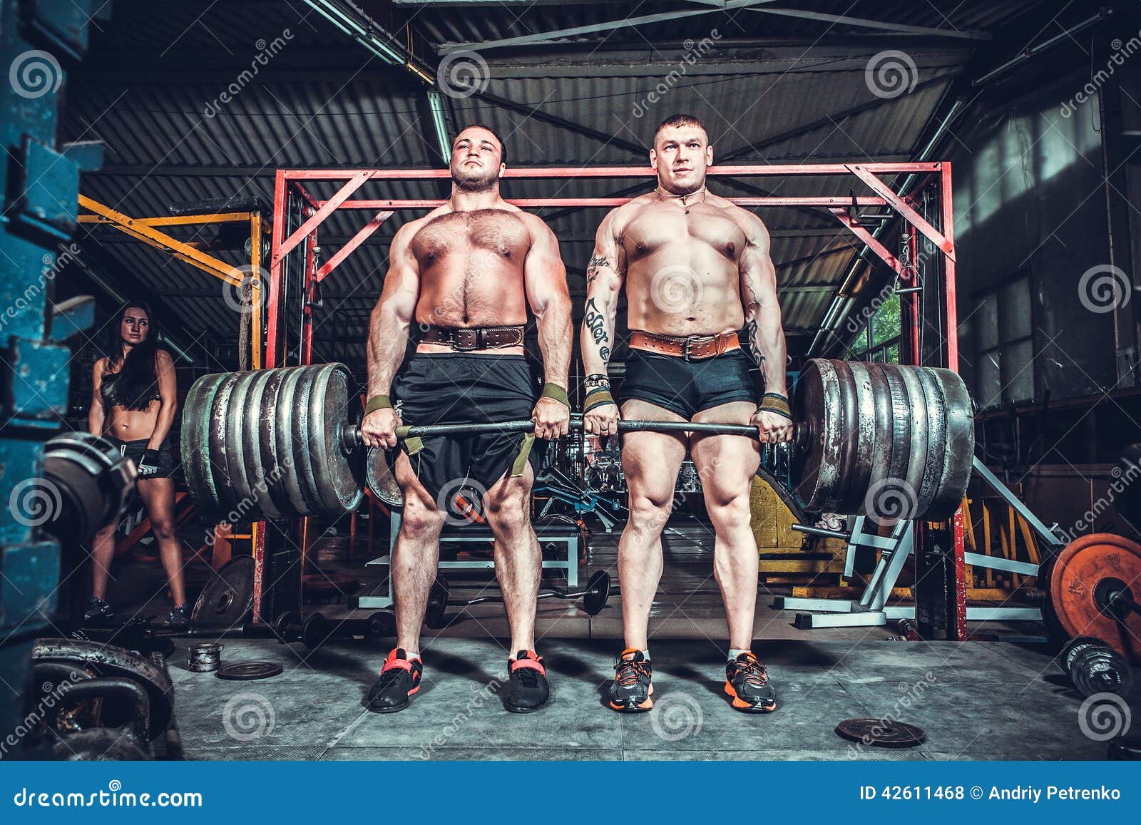 Bodybuilders Royalty-Free Stock Image | CartoonDealer.com #52196398