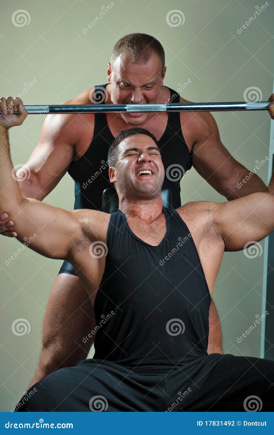 Bodybuilders Training in Gym Stock Photo - Image of athletic, body ...
