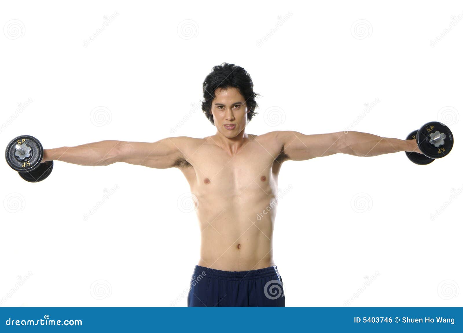 Bodybuilding foto de stock. Imagem de povos, ajuste, ioga - 5403746