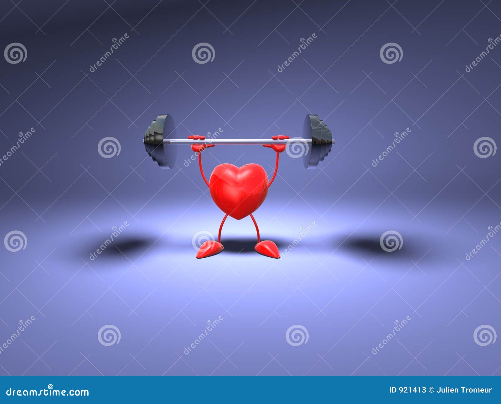 Bodybuilding heart stock illustration. Illustration of happiness - 921413
