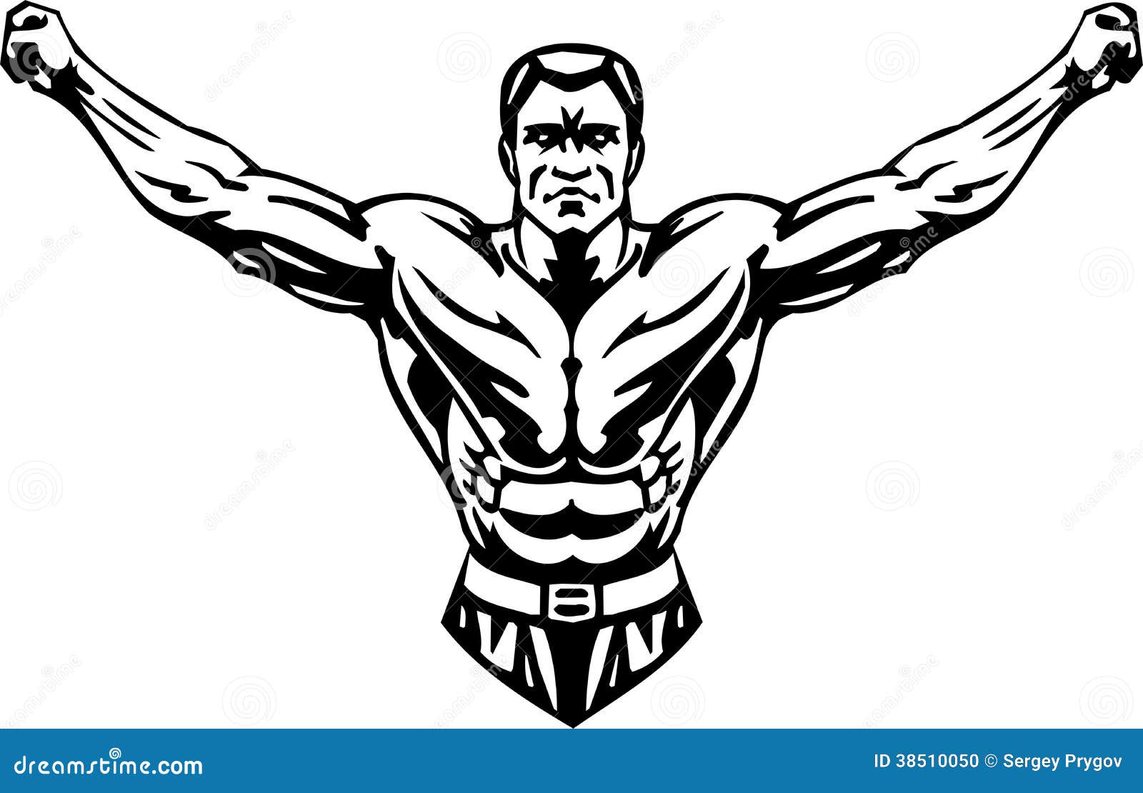Bodybuilding and Powerlifting - Vector. Stock Vector - Illustration of ...