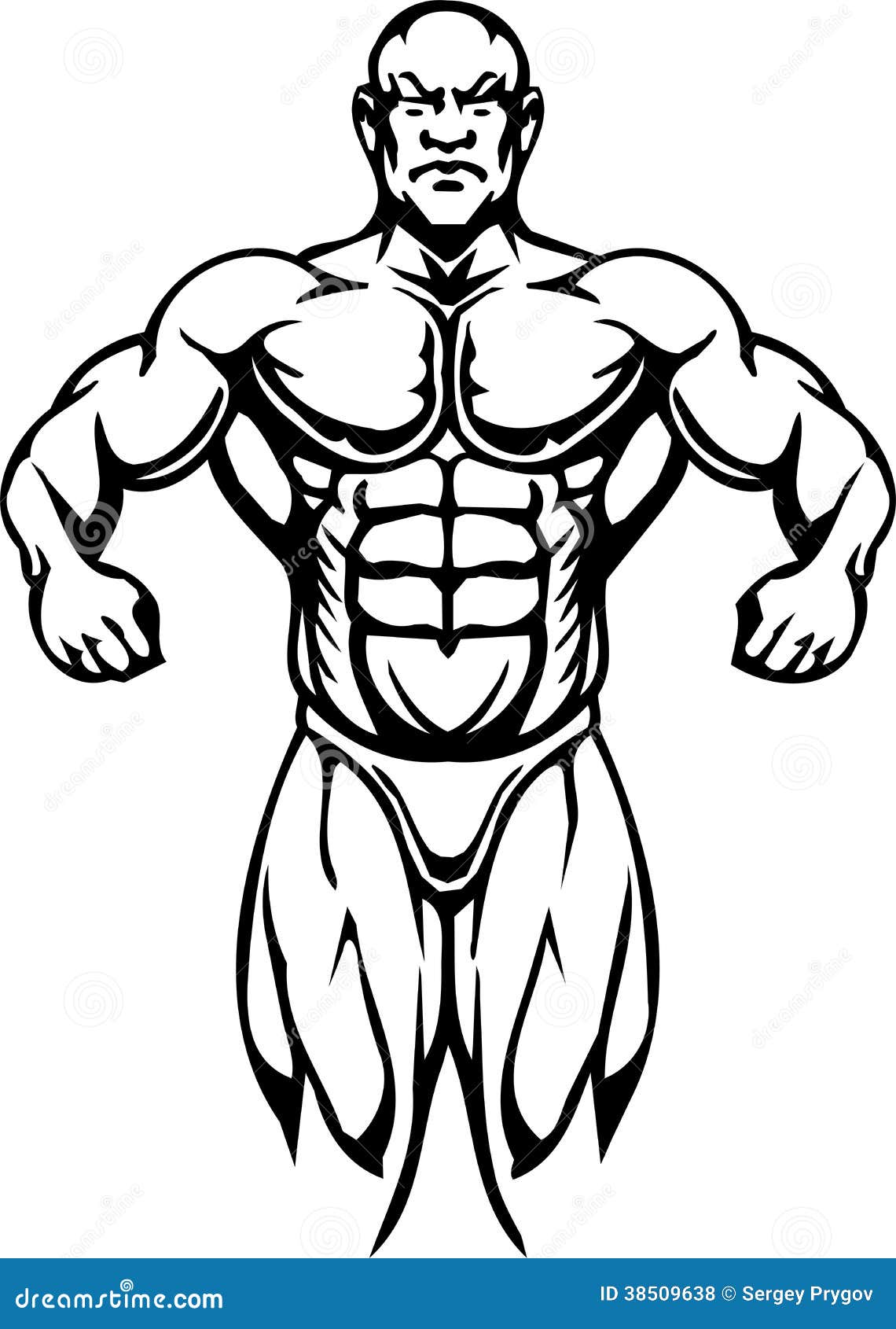 Bodybuilding Und Powerlifting - Vektor. Vektor Abbildung - Illustration ...