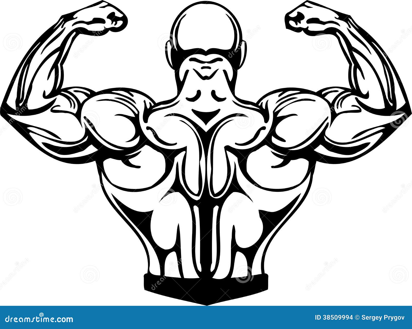 Bodybuilding Und Powerlifting - Vektor. Vektor Abbildung - Illustration ...