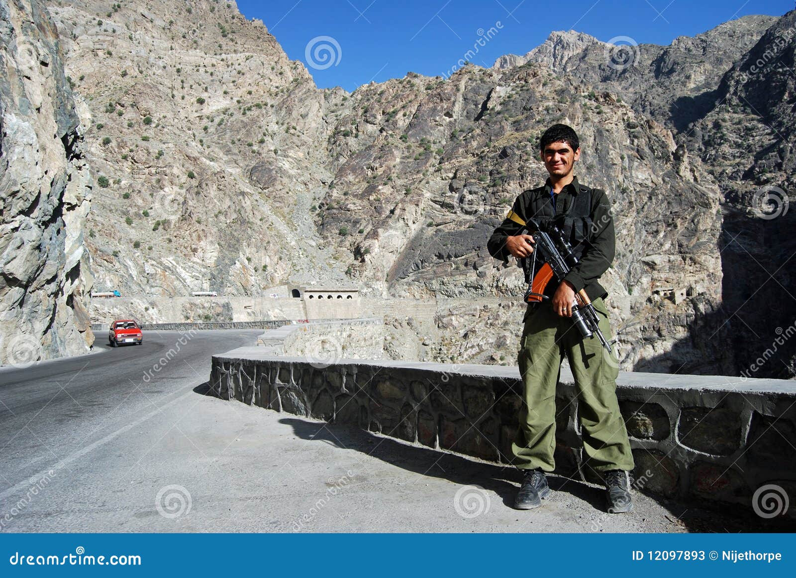 Bodyguard editorial stock photo. Image of kalashnikov - 12097893