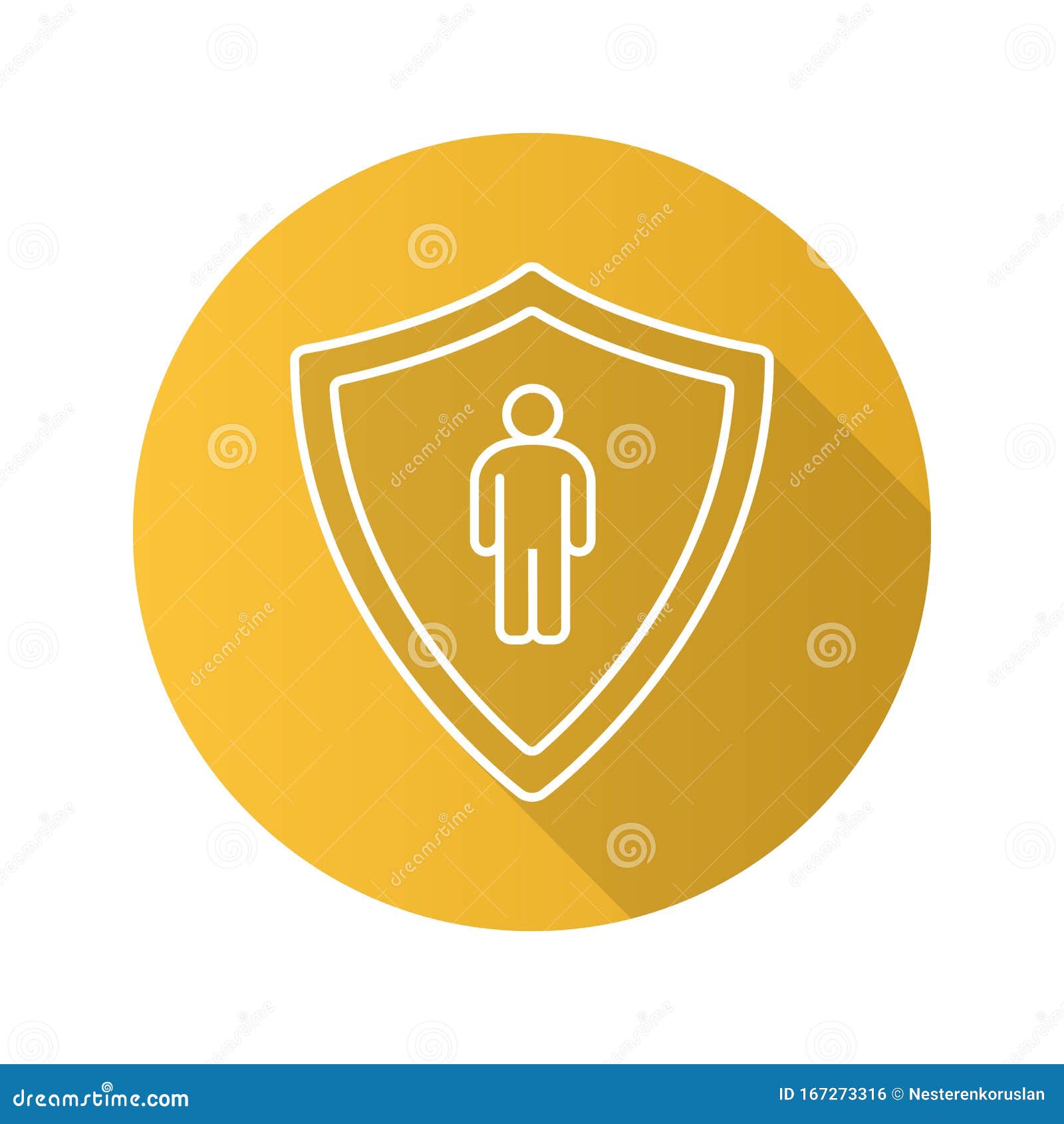 Linear Bodyguard Icon From Discotheque Outline Collection. Thin Line ...