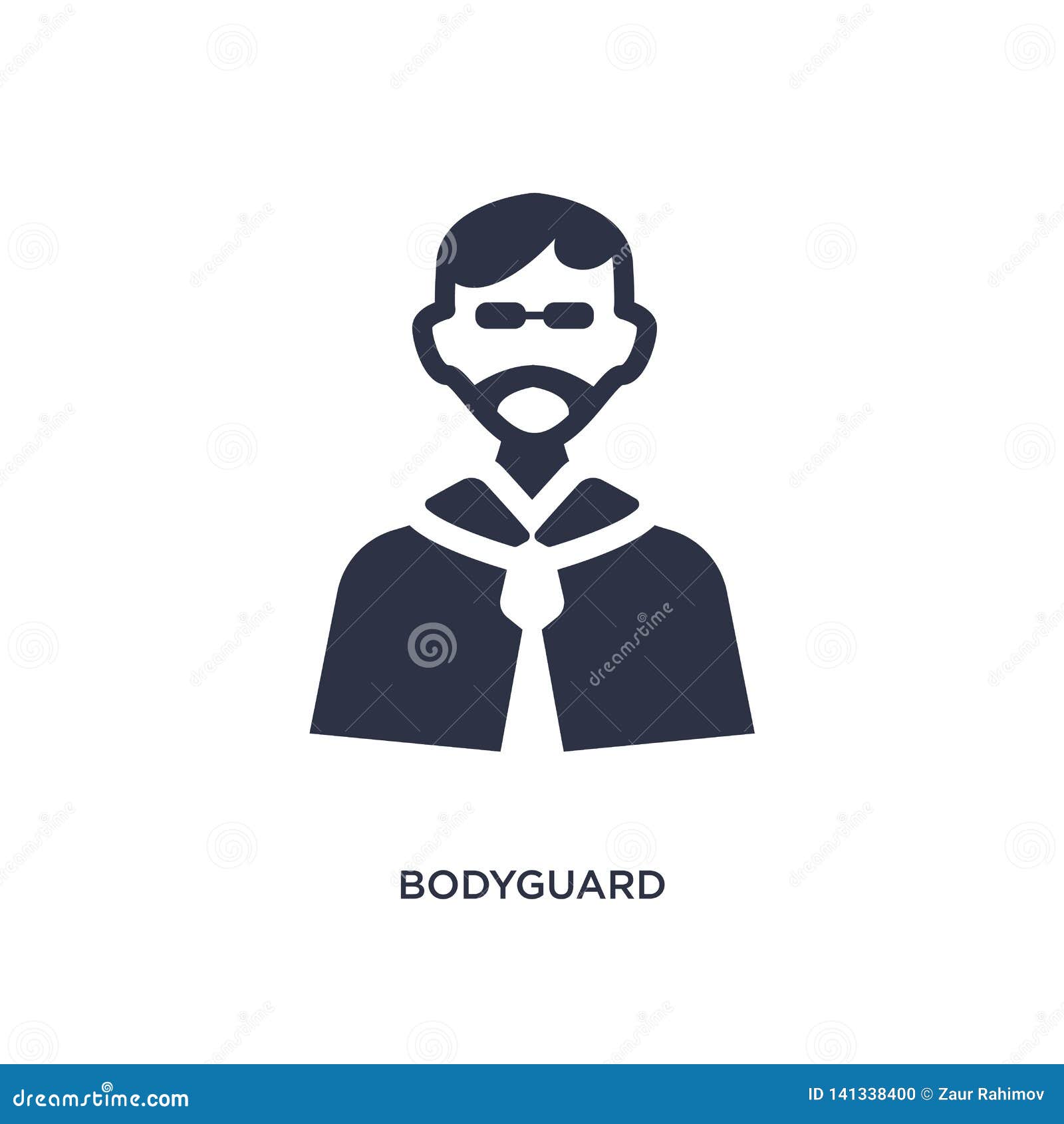 Bodyguard Icon. Trendy Flat Vector Bodyguard Icon On White Background ...
