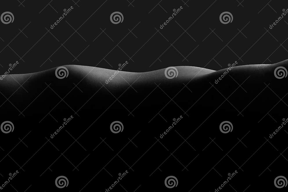 Bodyscape stock image. Image of body, shadow, curve, scape - 99466589