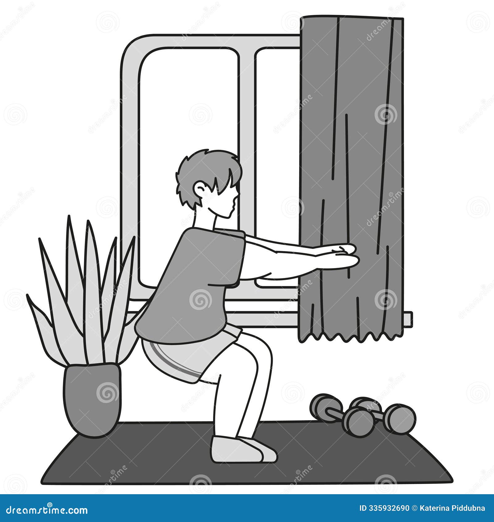 Bodyweight Workout Routine High-Intensity Interval Training. People ...