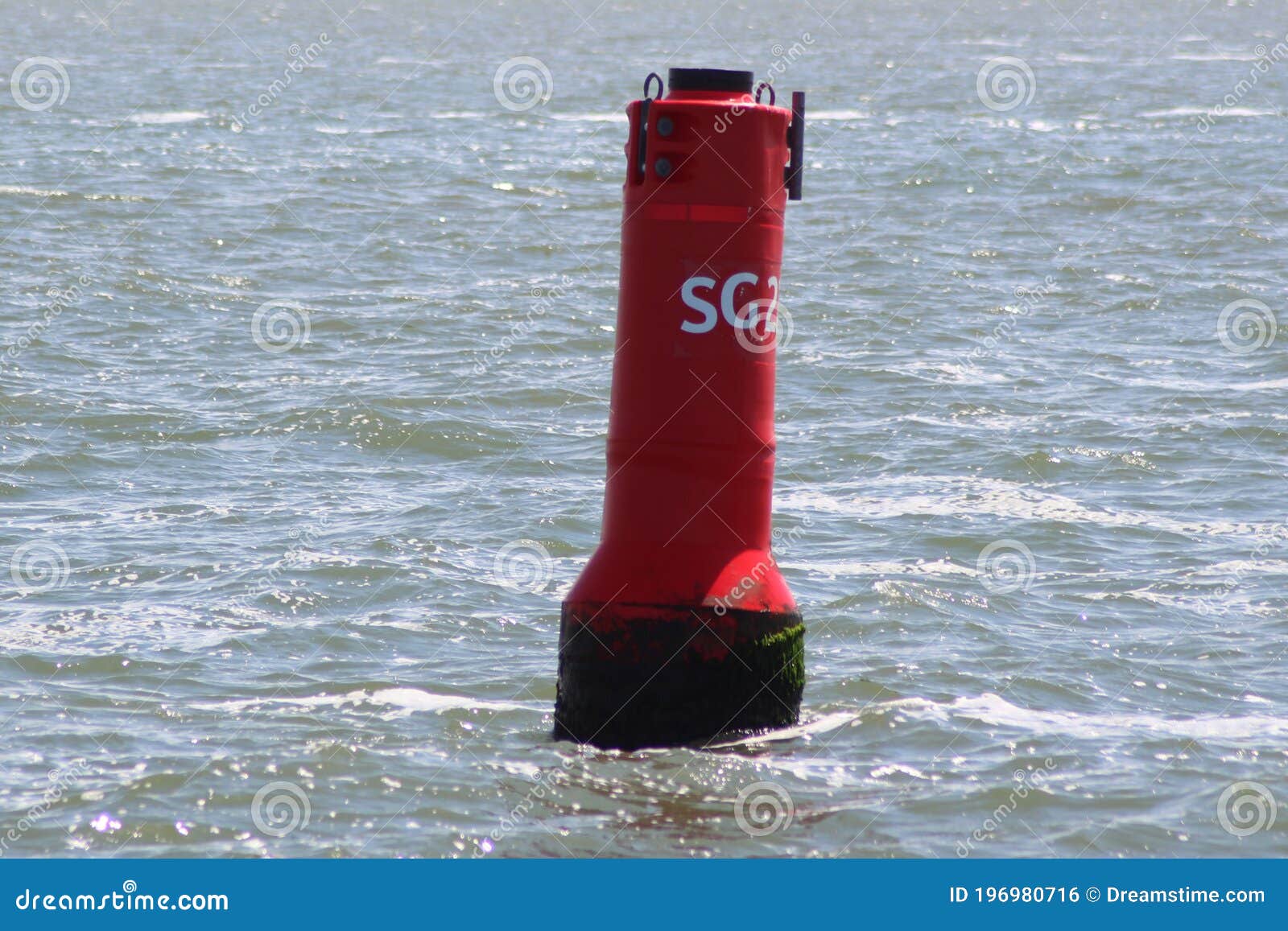 Boei stock foto. Image of voorwerp, nederland, kust - 196980716