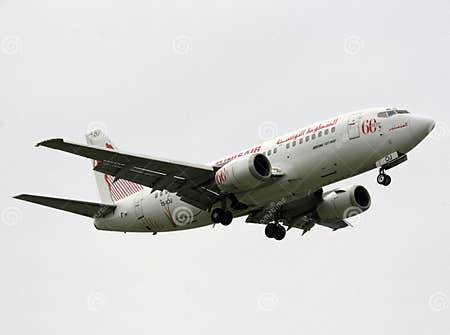 Boeing 737 editorial image. Image of swiss, geneva, tunisair - 13043165