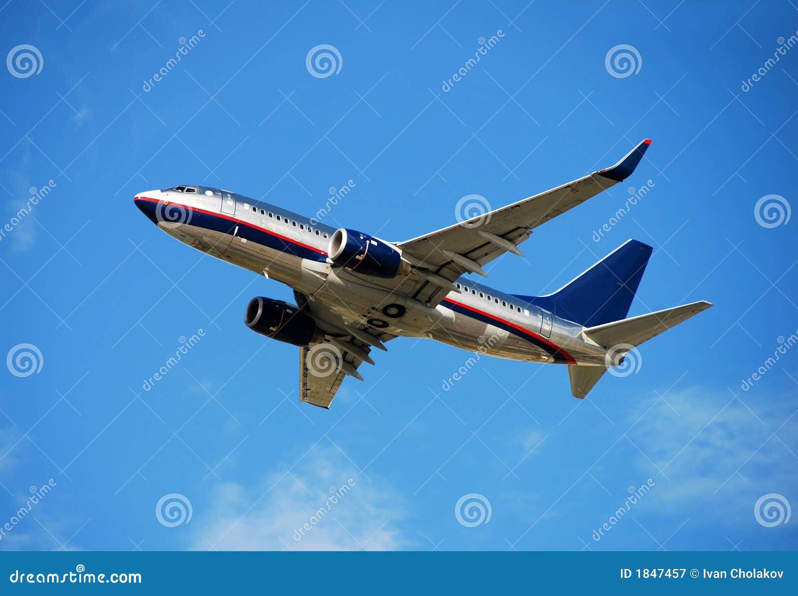 Boeing 737 passenger jet stock image. Image of boeing - 1847457