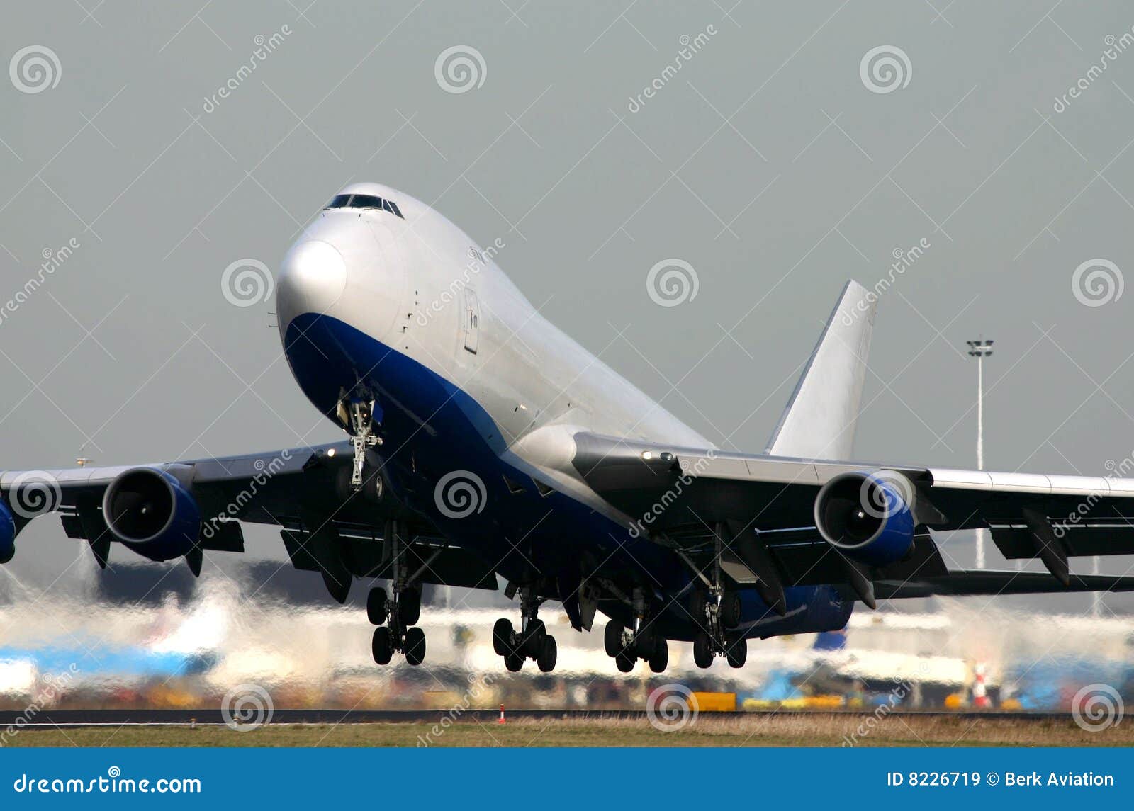 Boeing 747-400F stock image. Image of cargo, destination - 8226719