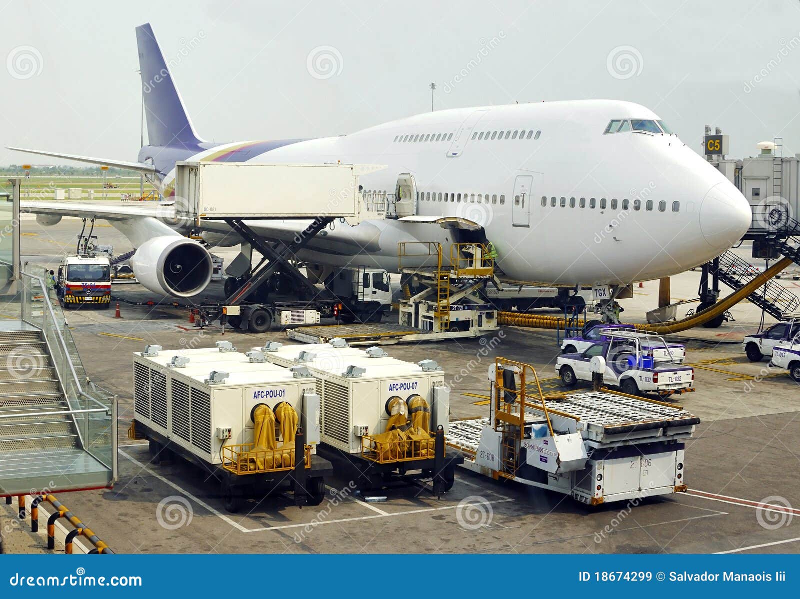 Boeing 747 Jumbo Jet editorial stock image. Image of aircraft - 18674299
